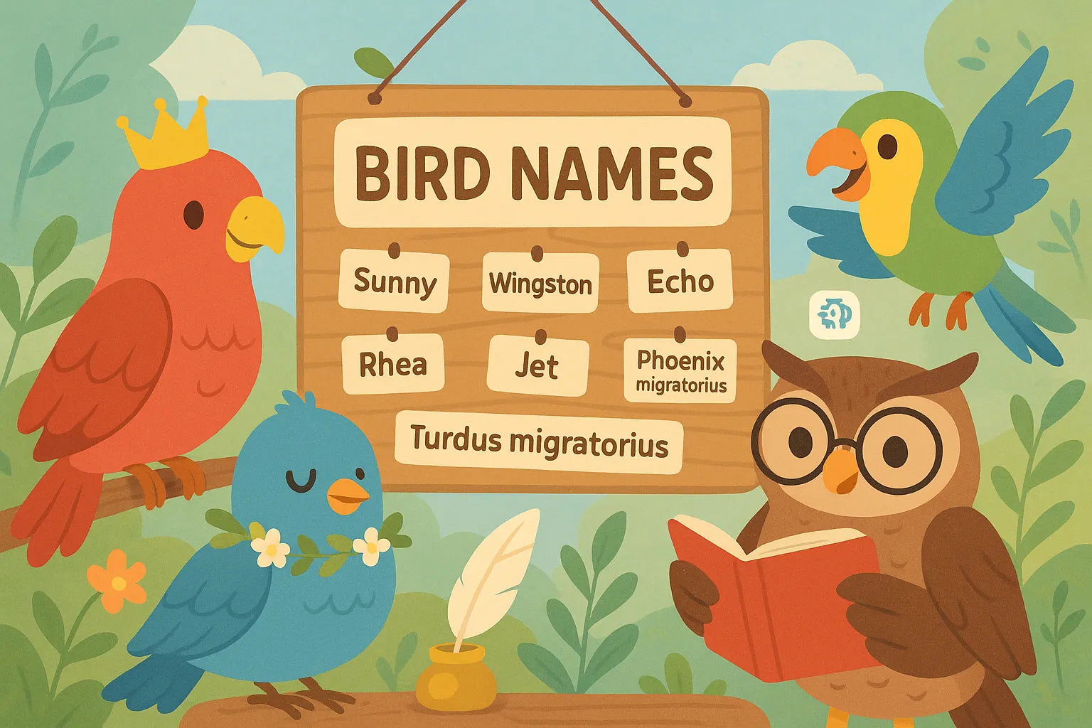 Bird Name Ideas: Cute, Funny, Clever & Scientific Names for All Birds